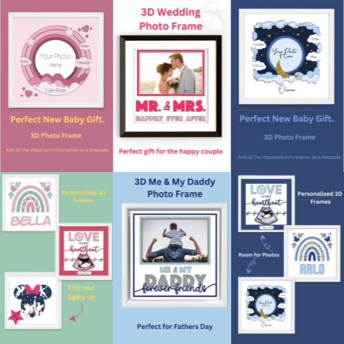 Customised - 3D Photo Frames – Babi Gifts